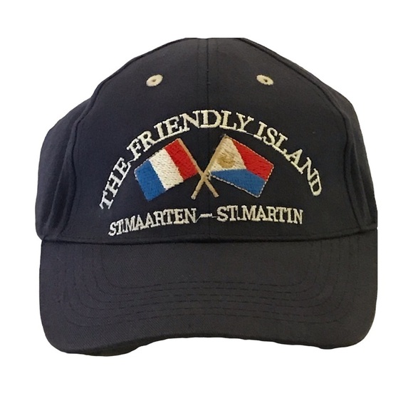 Accessories | St Maarten The Friendly Island Navy Blue Baseball Hat ...
